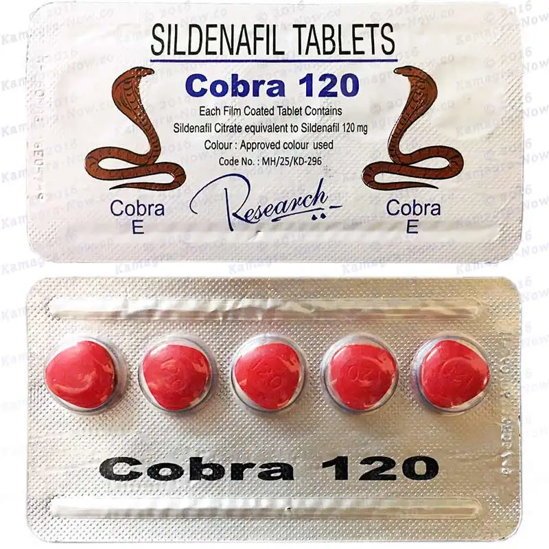 Cobra 120mg Sildenafil Citrate our strongest Sex pill!